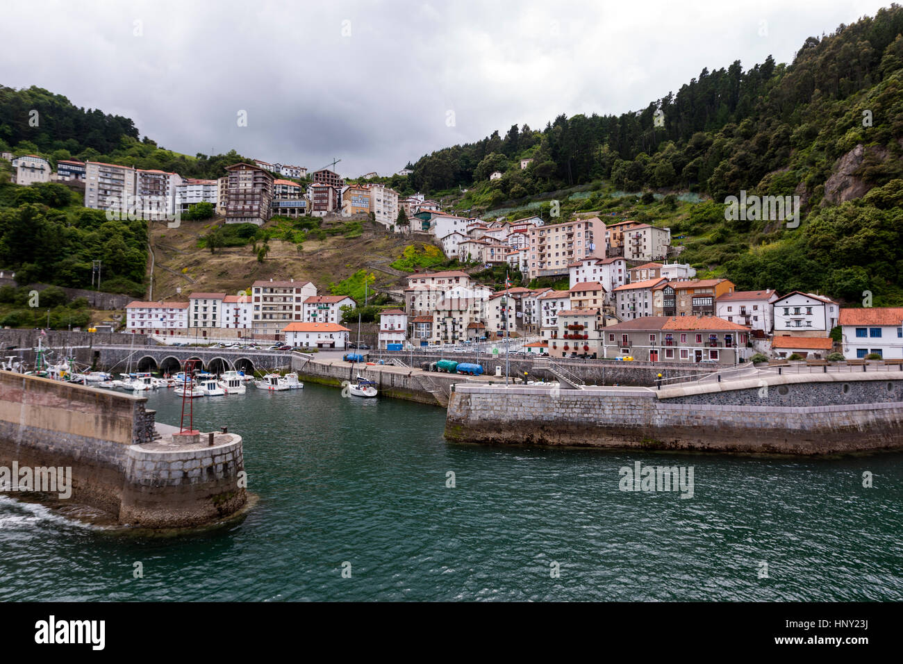 Elantxobe fishing village, Biscay, Basque Country, Spain Stock Photo ...