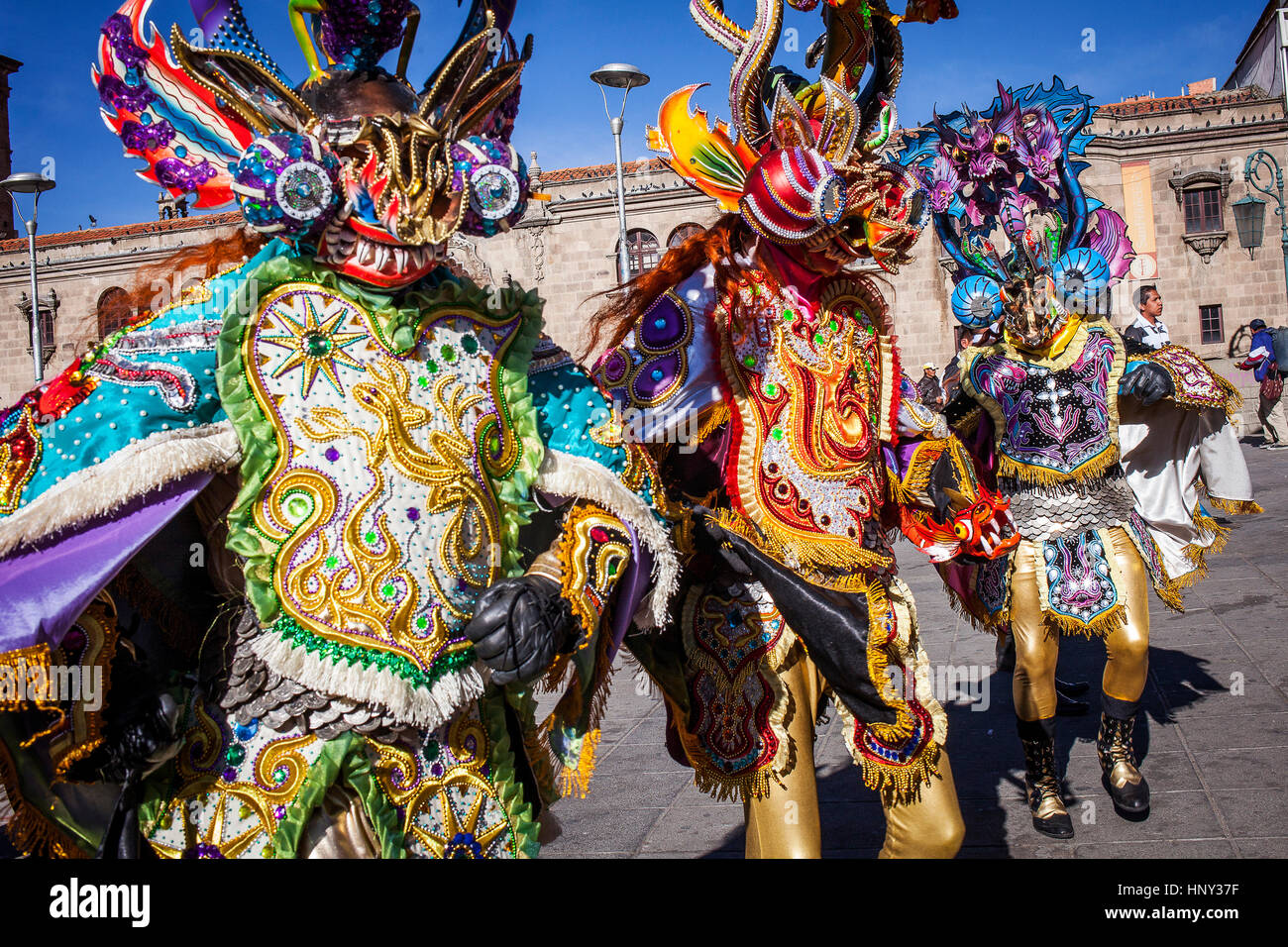 Fiesta del Gran Poder, Plaza San Francisco, La Paz, Bolivia Stock Photo - Alamy
