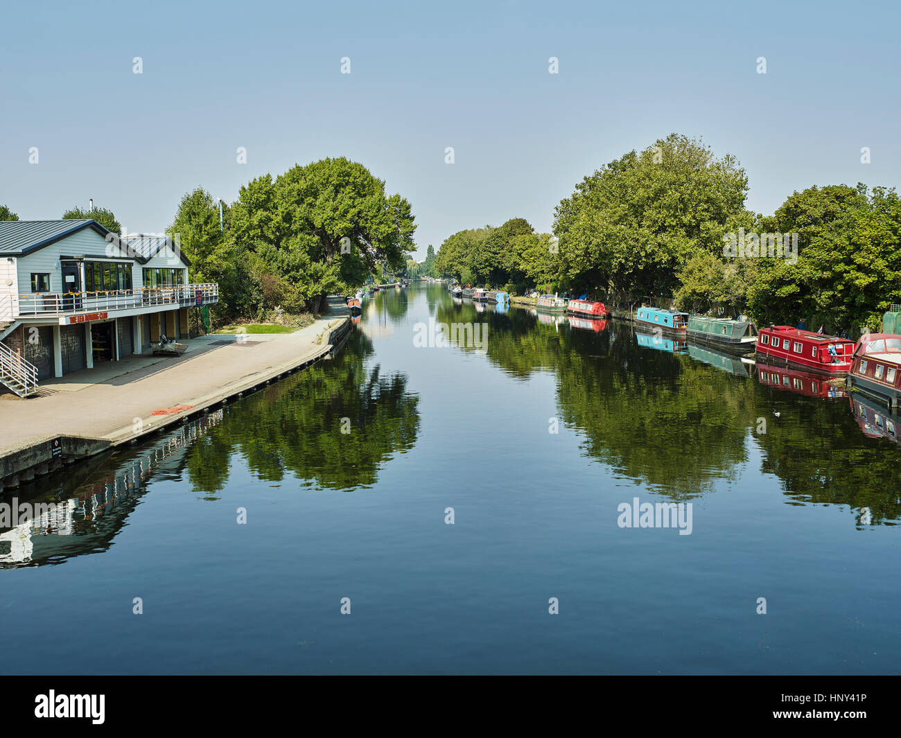 River Lea on a summer day in Tottenham Stock Photo - Alamy
