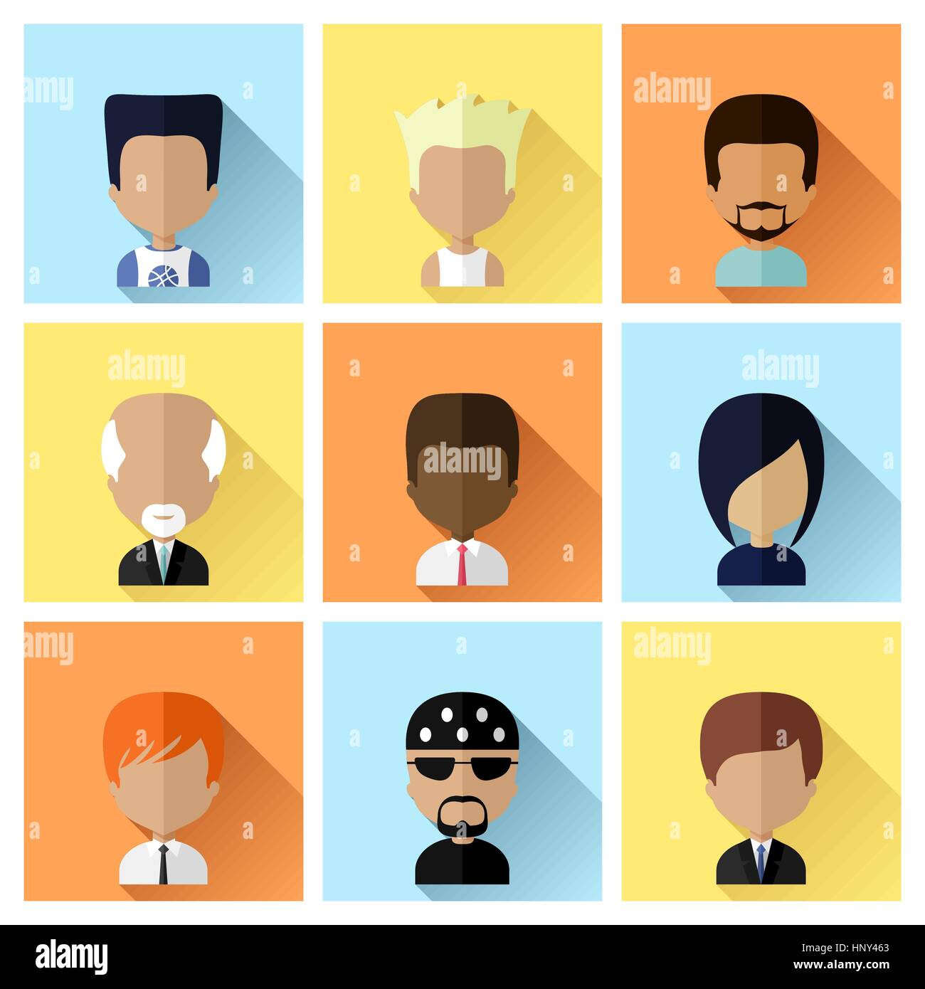 Man in suit avatar icon hi-res stock photography and images - Alamy