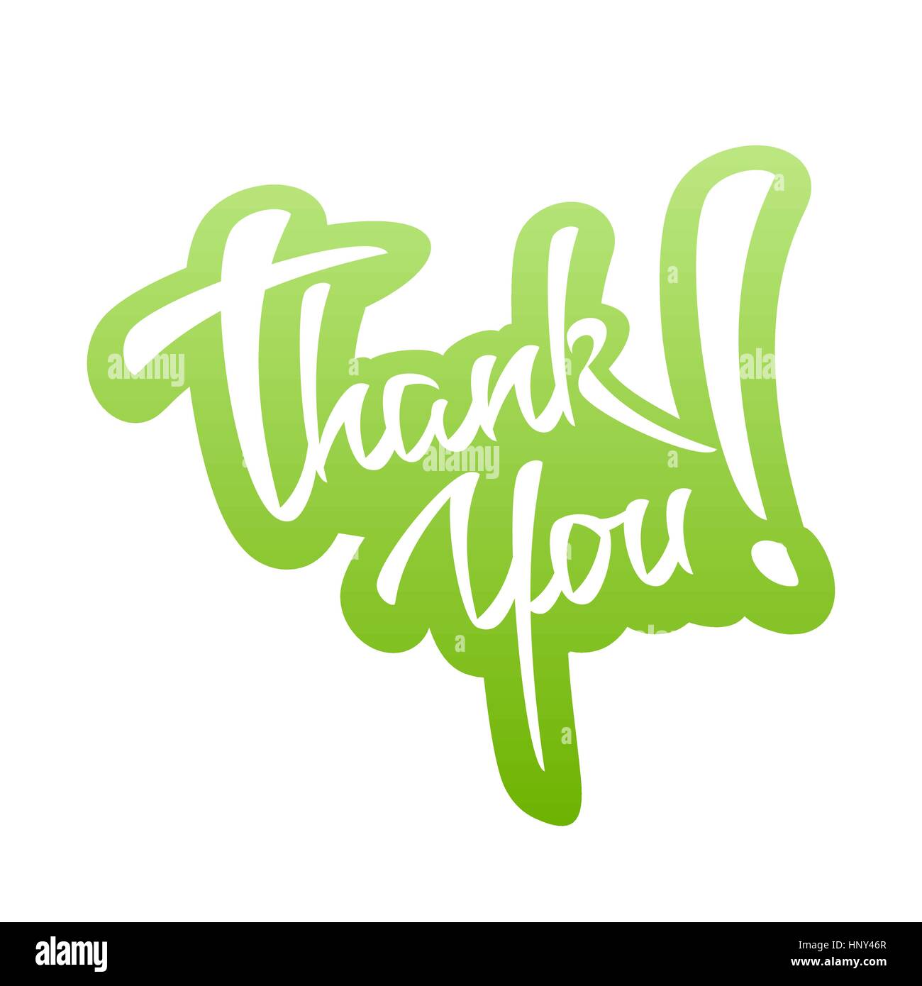 Thank thanks concept hand Stock Vector Images - Alamy
