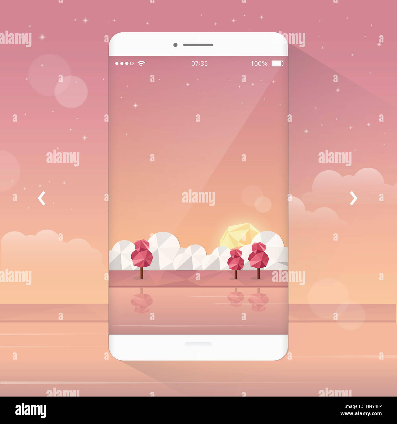 Mobile background screen Stock Photo - Alamy