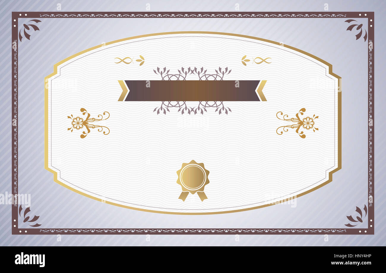 Certificate of merit illustration hi-res stock photography and images ...