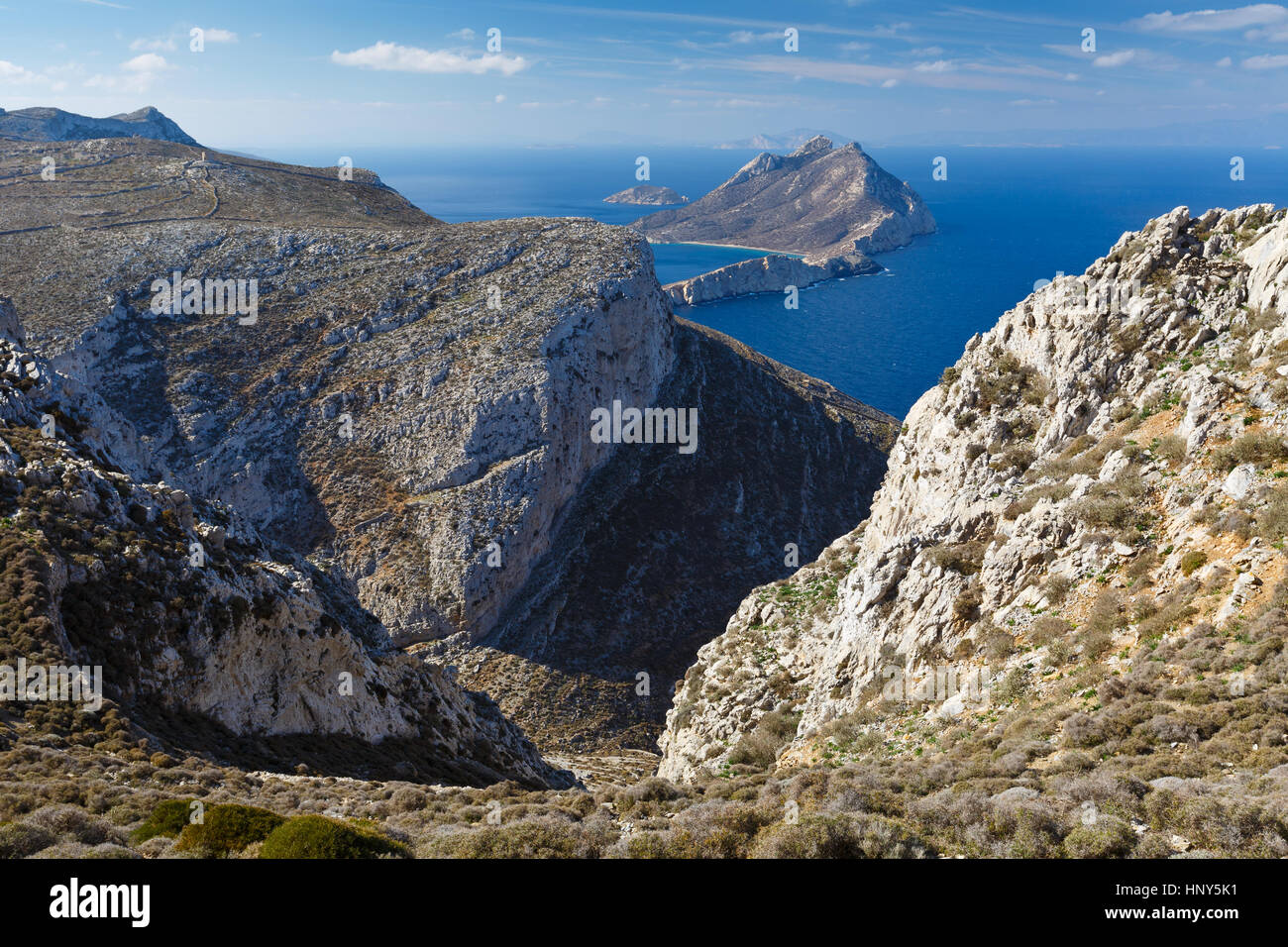 Mountains of Amorgos island in Greece Stock Photo - Alamy