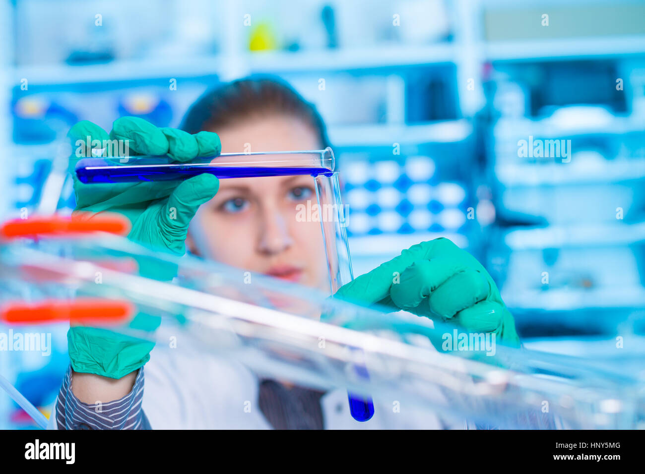 Lab assistant testing water quality hi-res stock photography and images ...