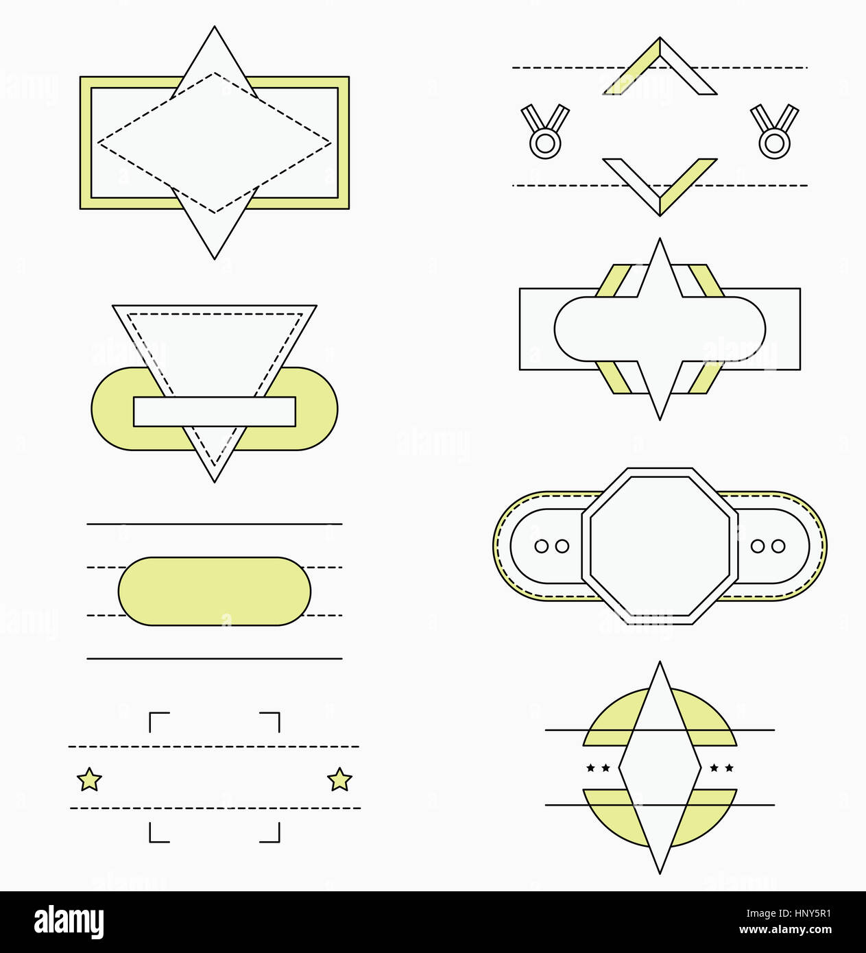 Various geometric figures Stock Photo - Alamy