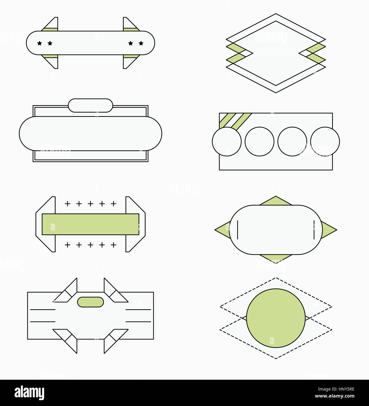 Various geometric figures Stock Photo - Alamy