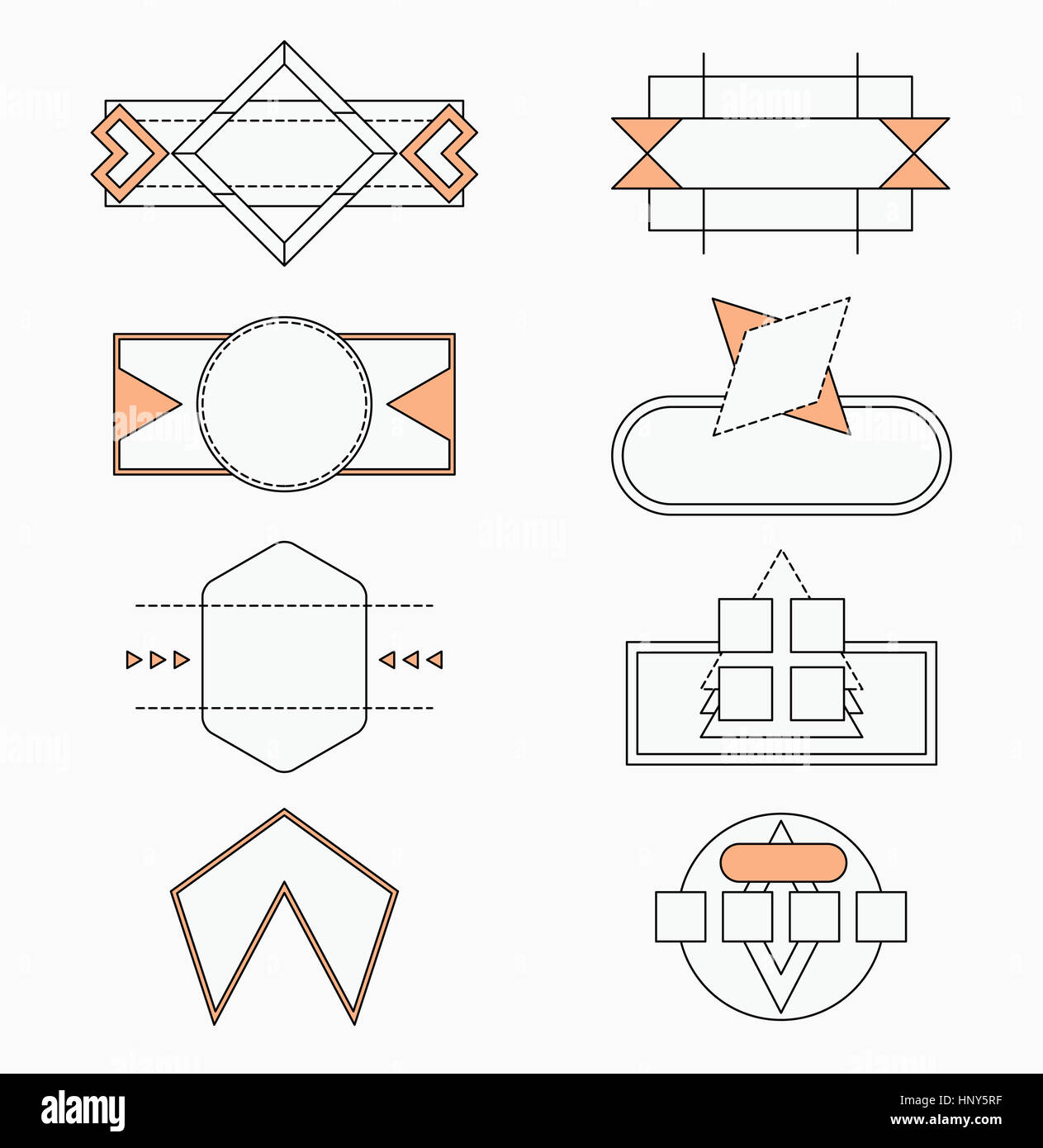 Various geometric figures illustration hi-res stock photography and ...
