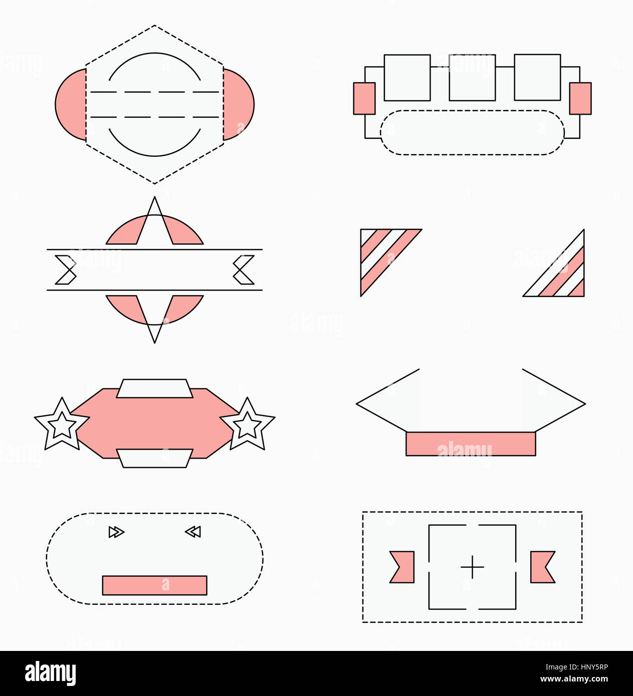 Various geometric figures Stock Photo - Alamy