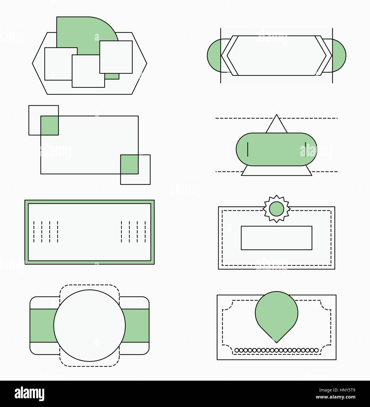 Various geometric figures Stock Photo - Alamy