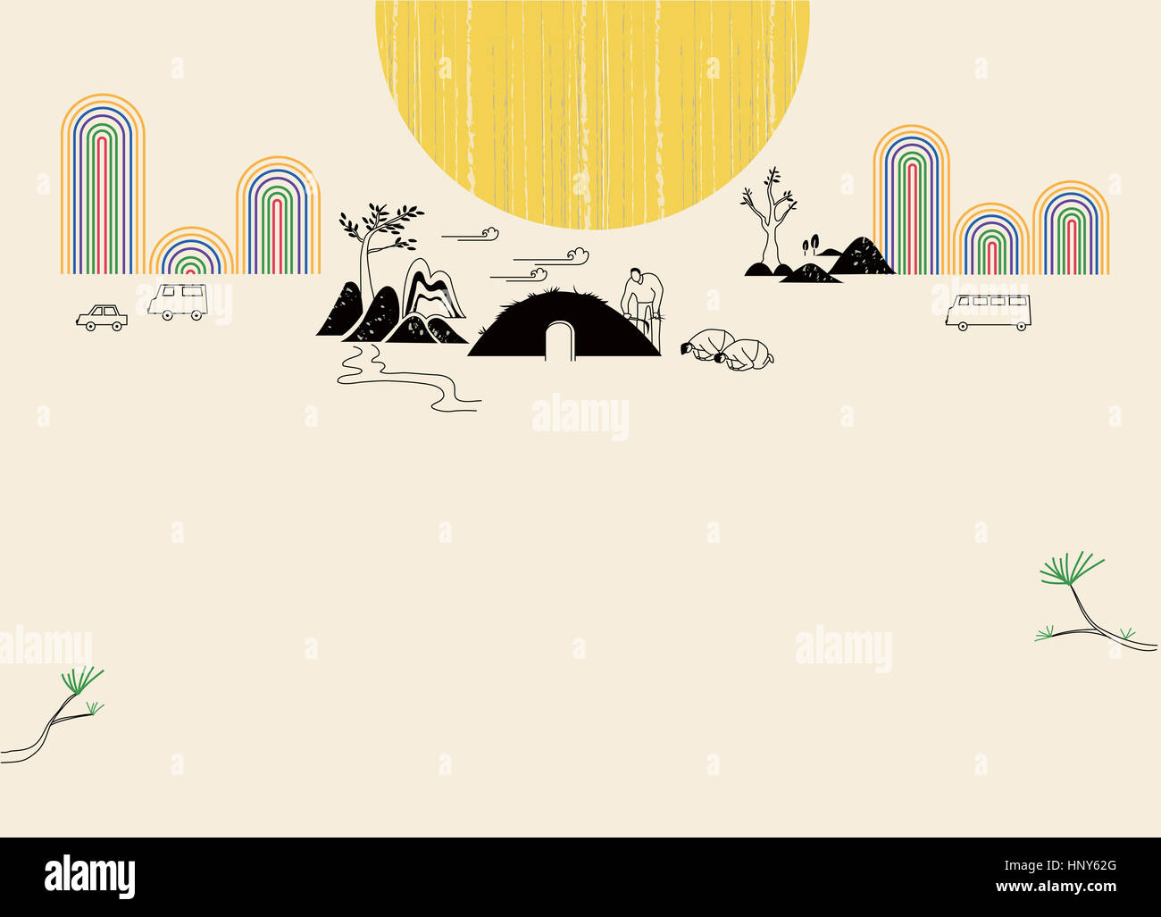 Chuseok grave hi-res stock photography and images - Alamy