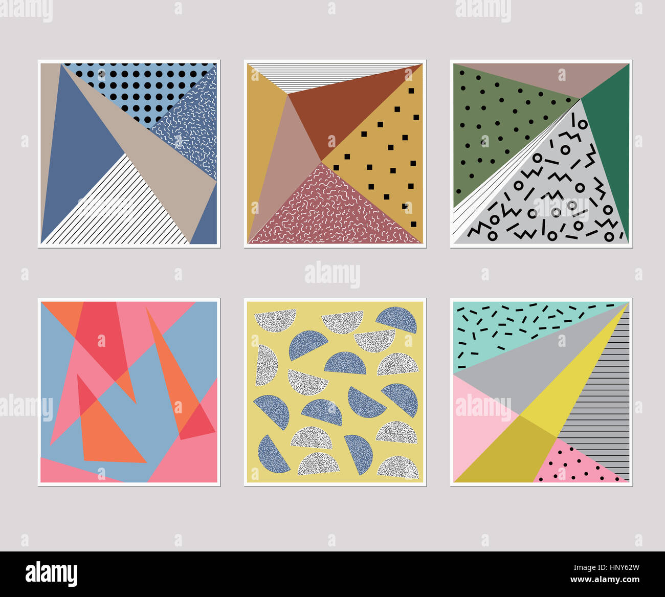 Cards with various creative patterns Stock Photo - Alamy