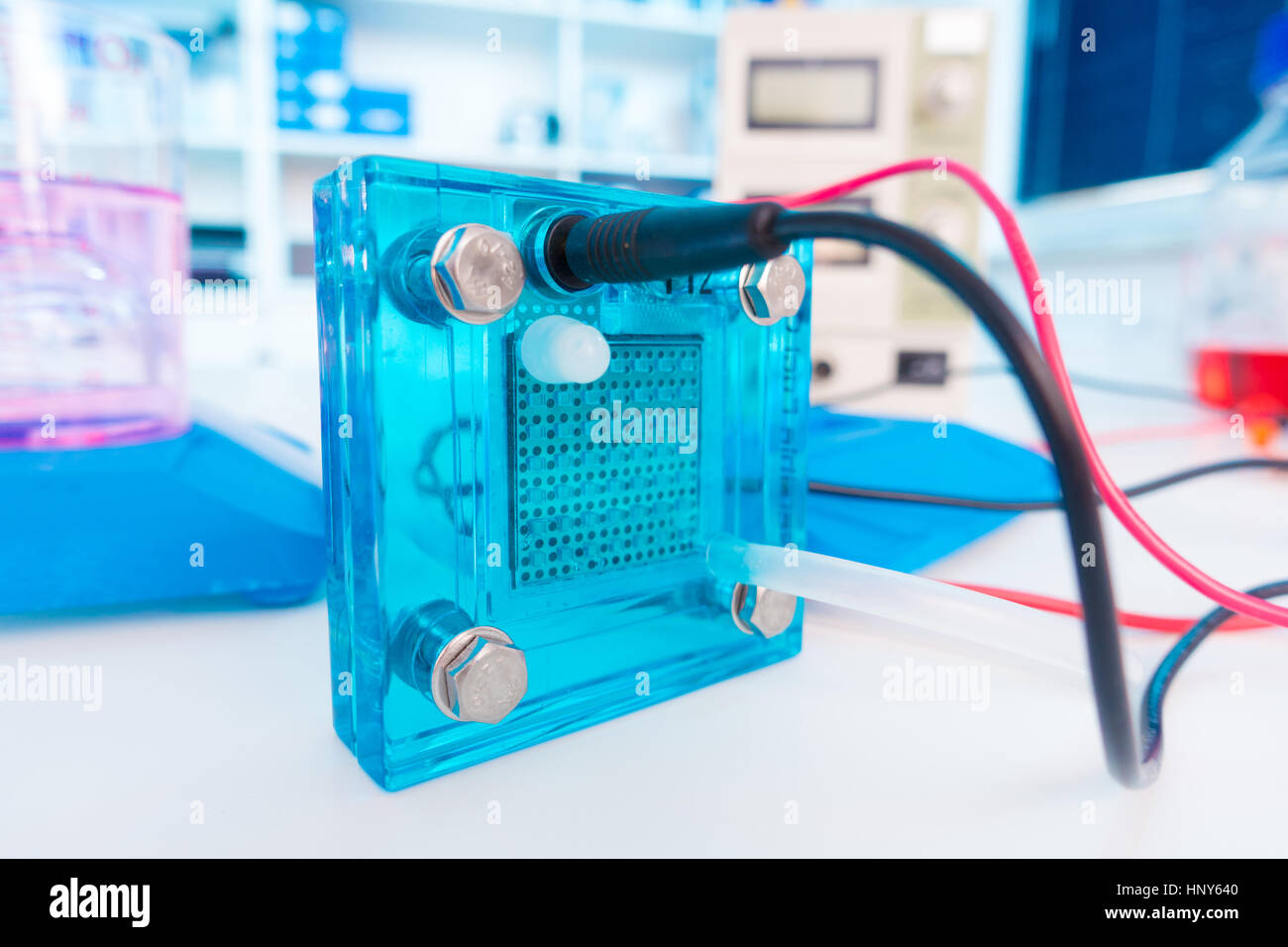 Concept model of fuel cell Stock Photo - Alamy