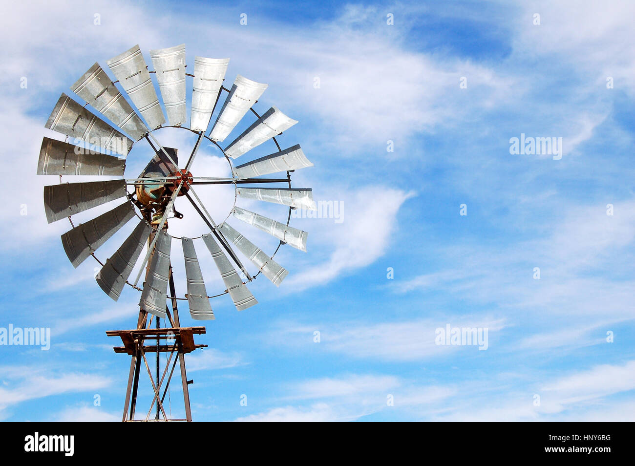Windmill desert landscape hi-res stock photography and images - Alamy
