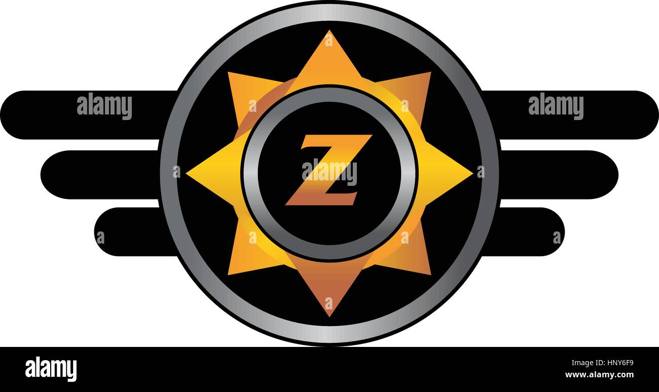 Wing Star Letter Z Stock Vector Image & Art - Alamy