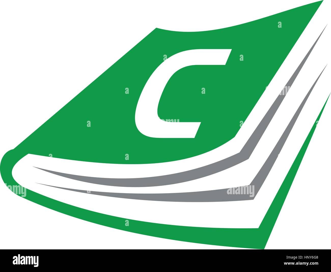 Book Initial C Stock Vector Image & Art - Alamy