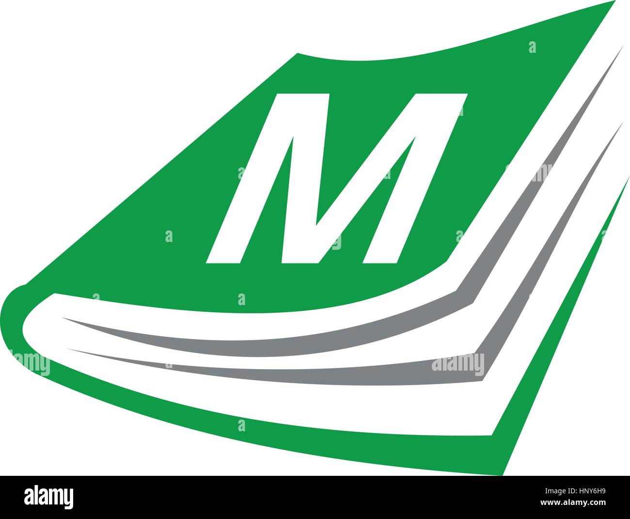 M book Stock Vector Images - Alamy