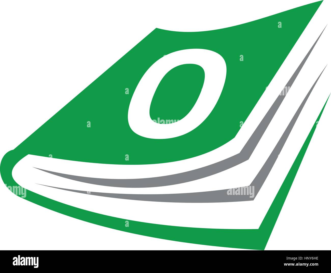 Book Initial O Stock Vector Image & Art - Alamy