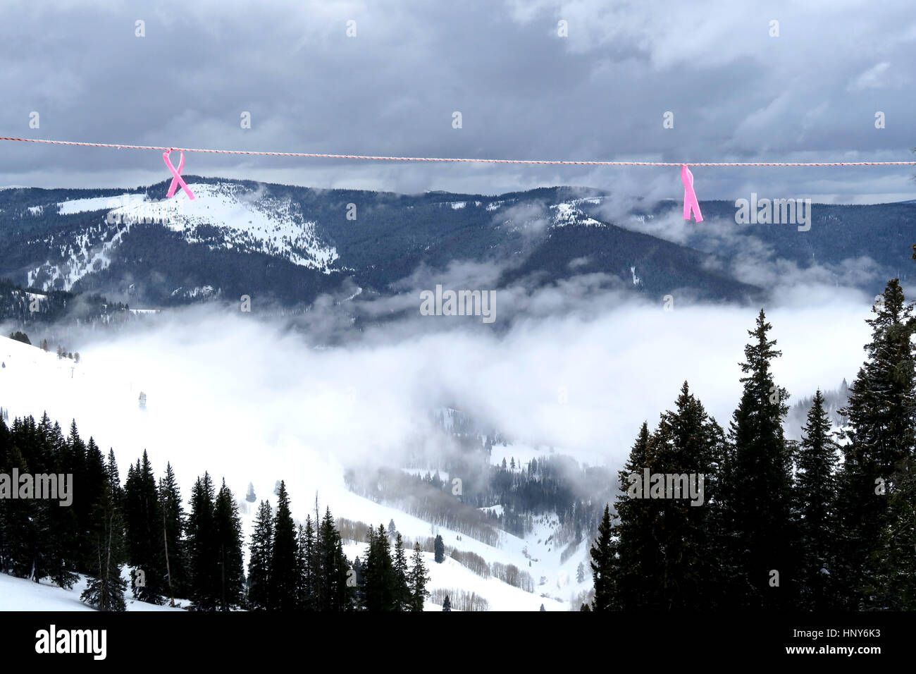 dreamy mountain inversion Stock Photo - Alamy