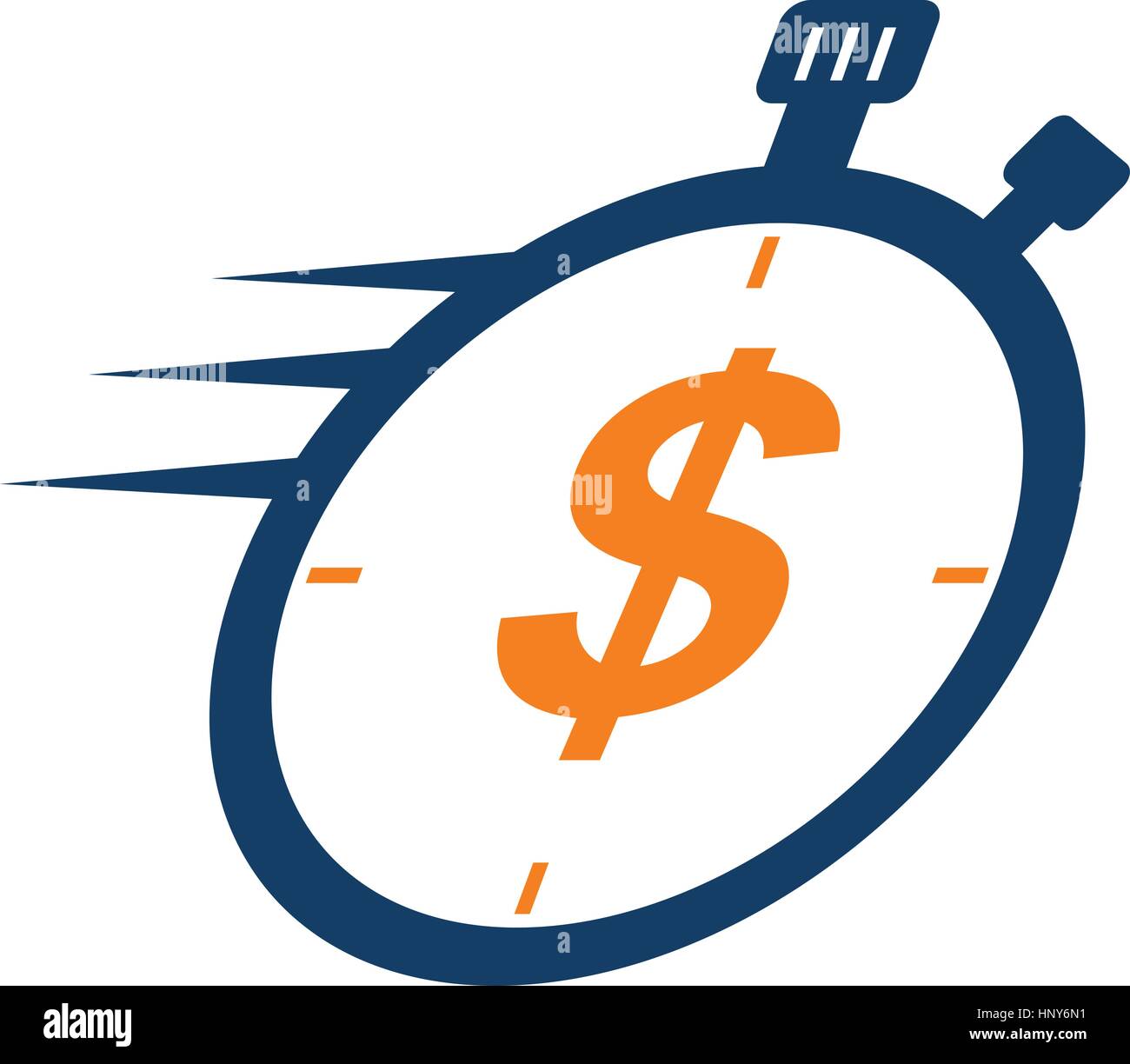 Fast money time stopwatch Stock Vector Images - Alamy