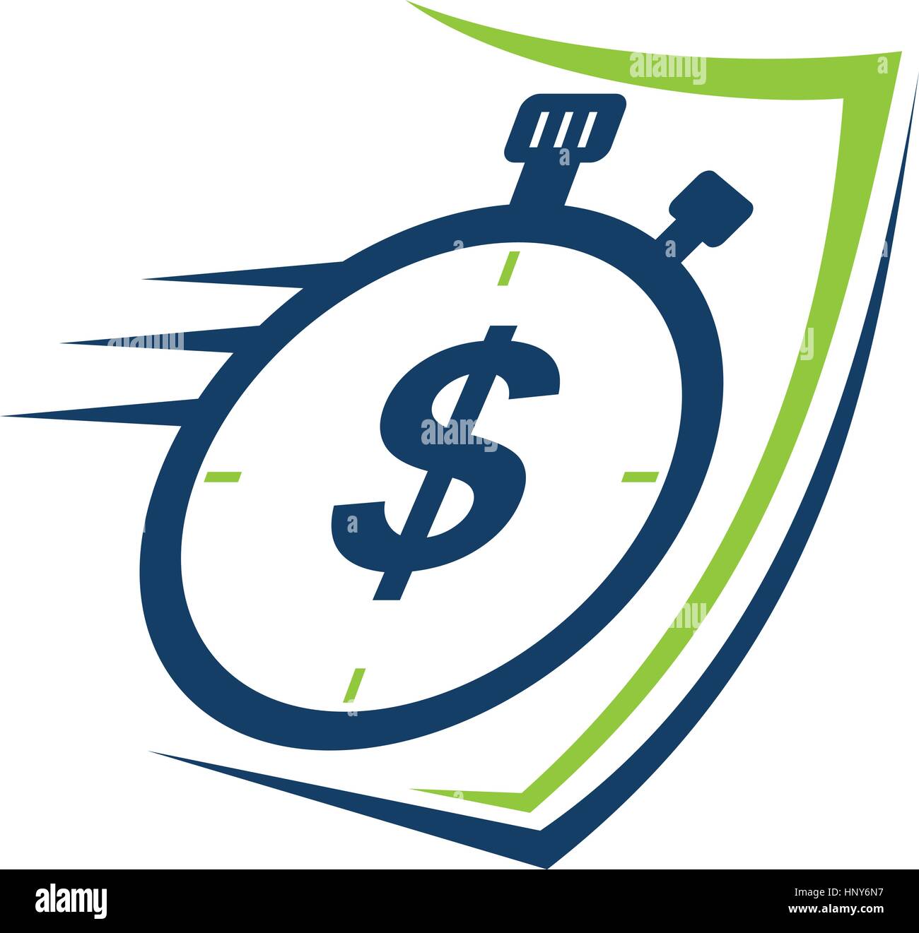 Fast money time stopwatch Stock Vector Images - Alamy