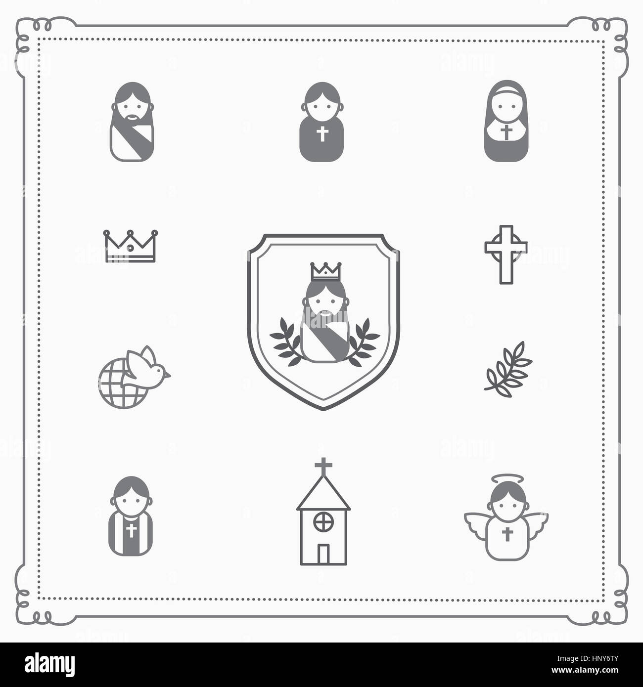 Crown related Cut Out Stock Images & Pictures - Alamy