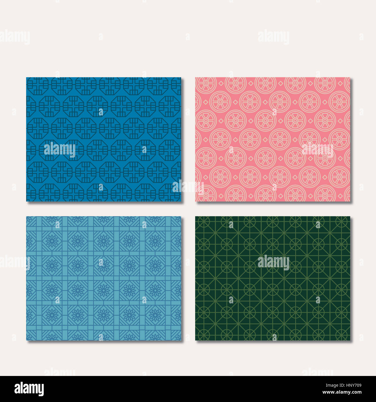 Traditional Korean patterns Stock Photo - Alamy