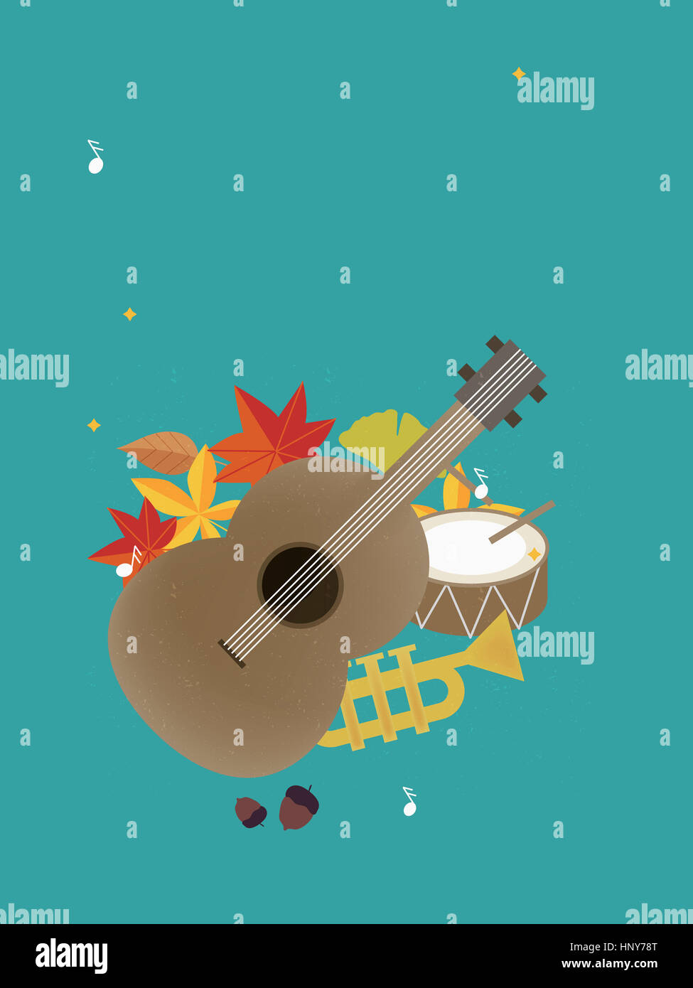 Autumn concert poster hi-res stock photography and images - Alamy