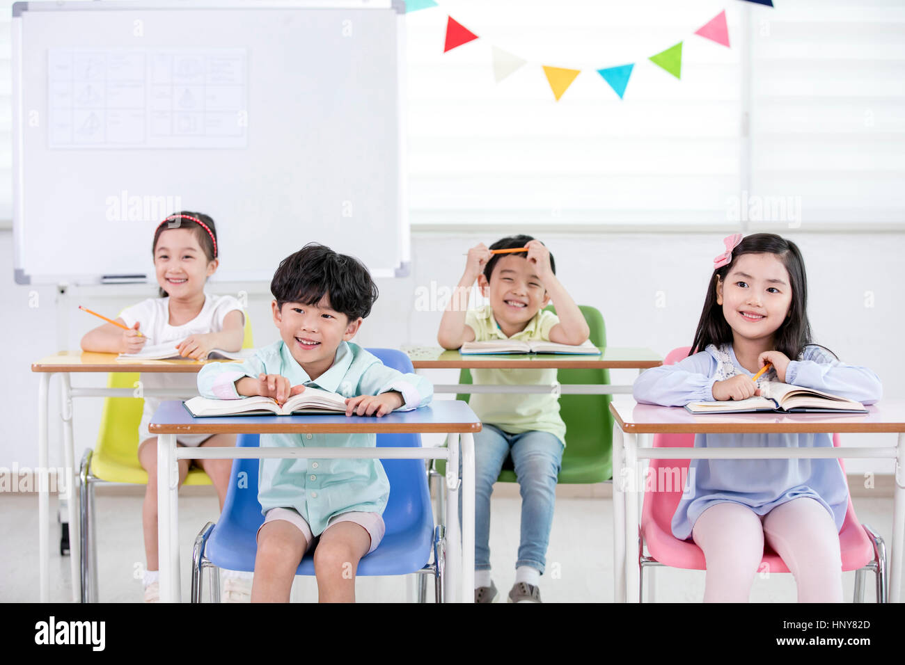 Korean kindergarten children classroom hi-res stock photography and ...