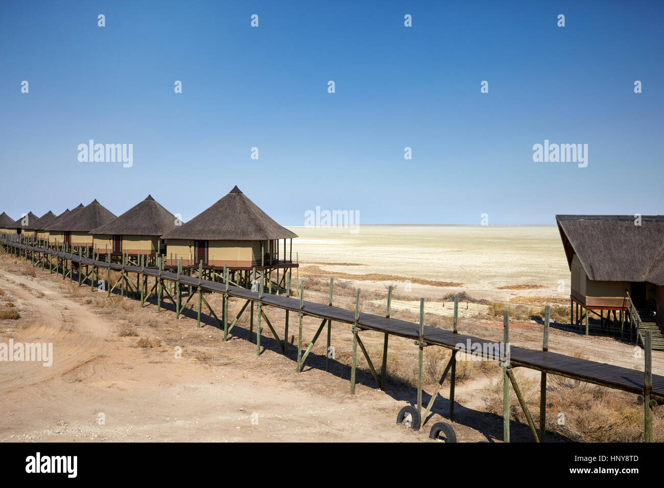 Onkoshi camp, Etosha National Park, Namibia, Africa Stock Photo - Alamy