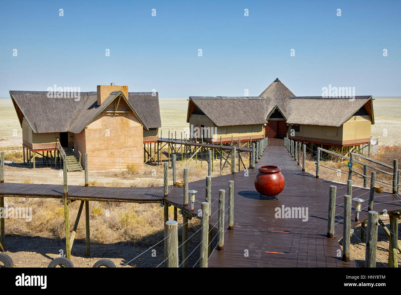 Onkoshi camp, Etosha National Park, Namibia, Africa Stock Photo - Alamy