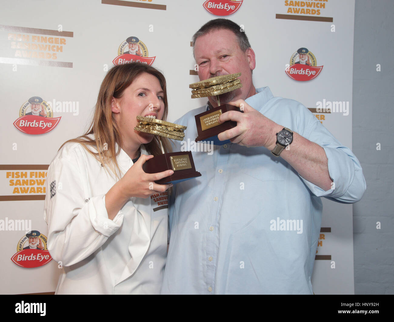 The winners Gabrielle Sanders (who won the Public category), and Chris ...