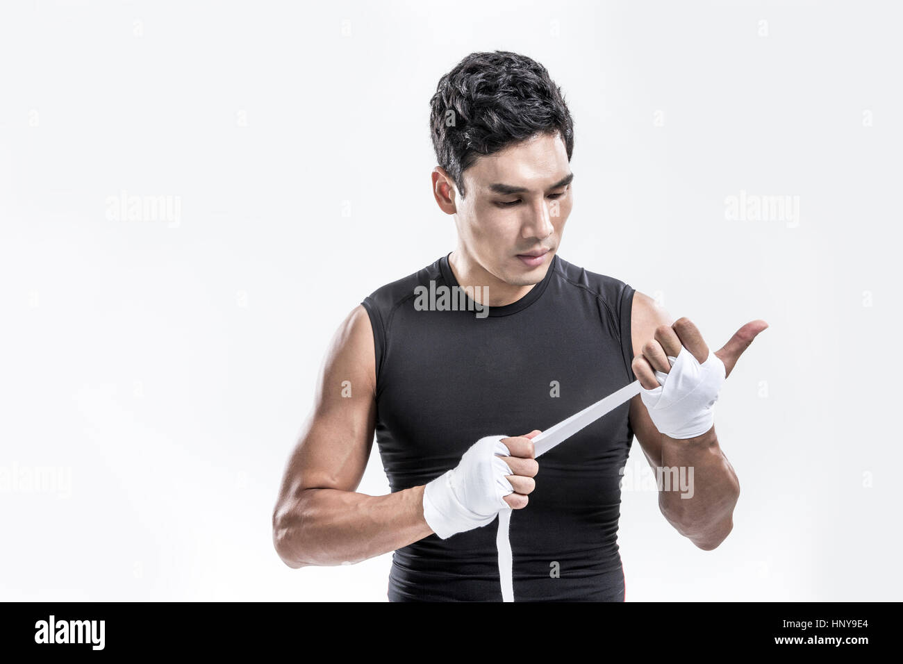Boxer hands hi-res stock photography and images - Alamy