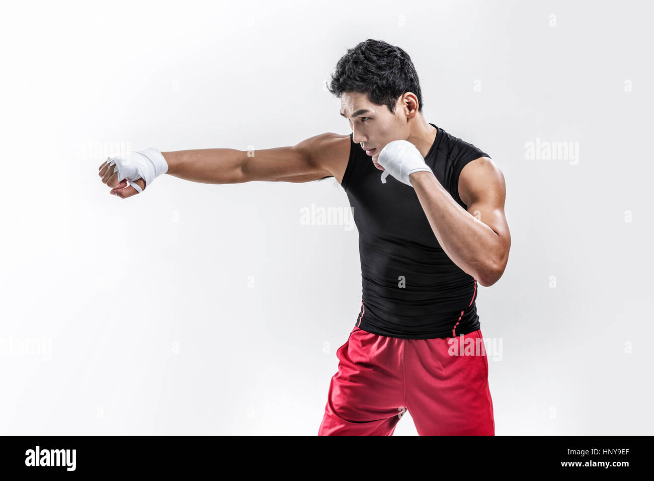 Serious boxer people hi-res stock photography and images - Alamy