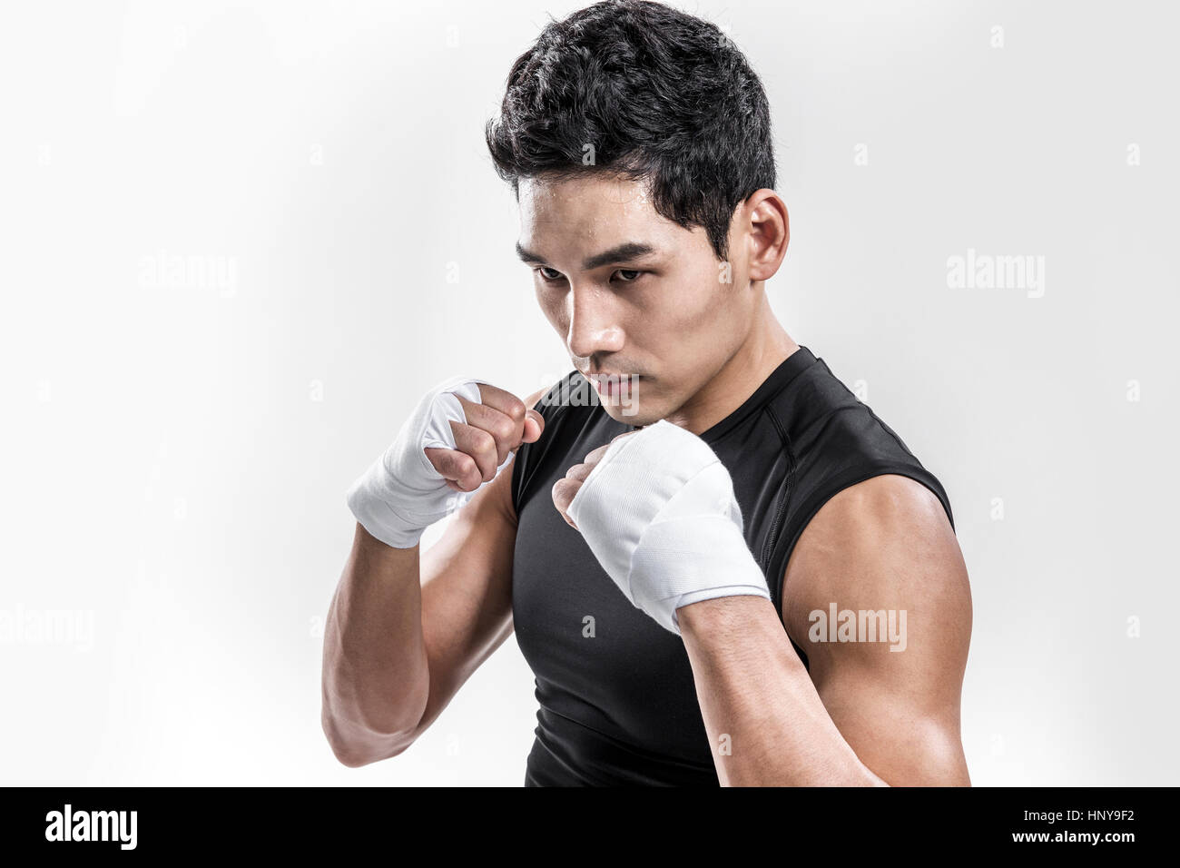 Portrait of kickboxer people hi-res stock photography and images - Alamy