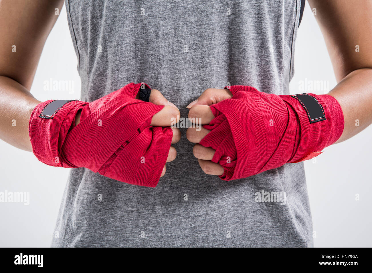 Female kickboxing player Stock Photo - Alamy