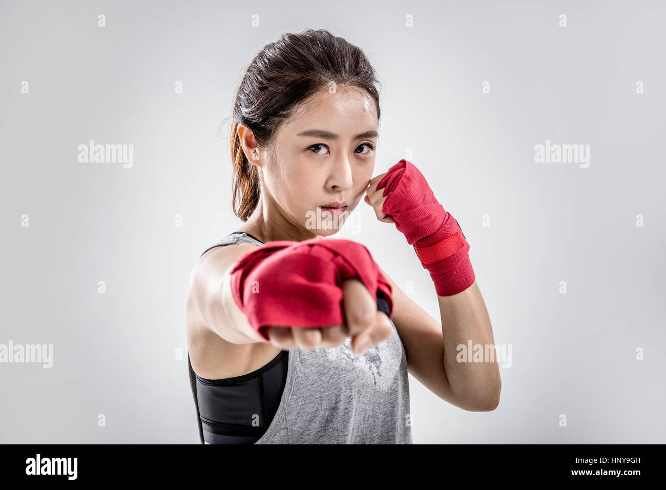 Serious boxer people hi-res stock photography and images - Alamy