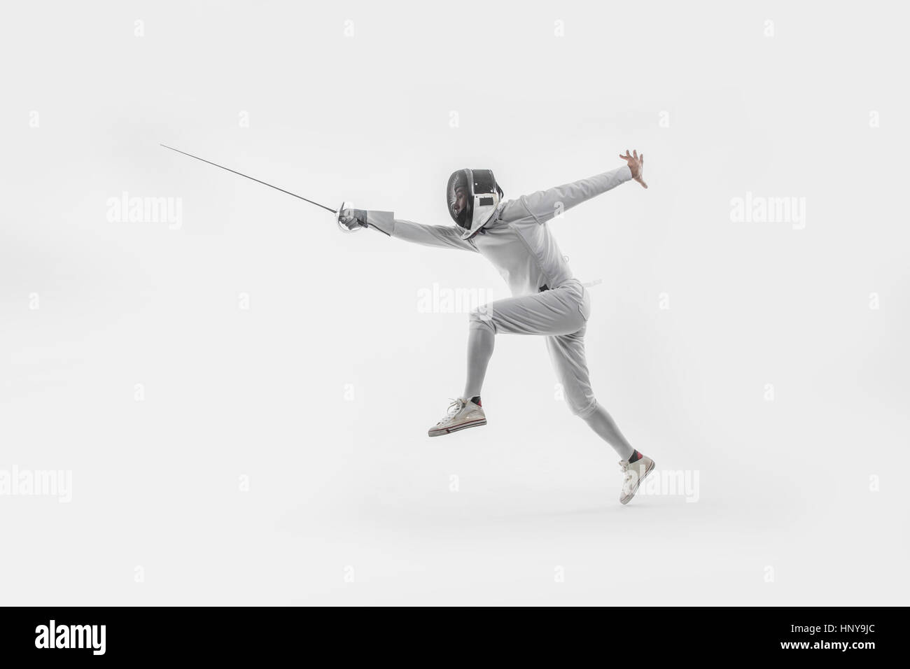 Fencing motion hi-res stock photography and images - Alamy