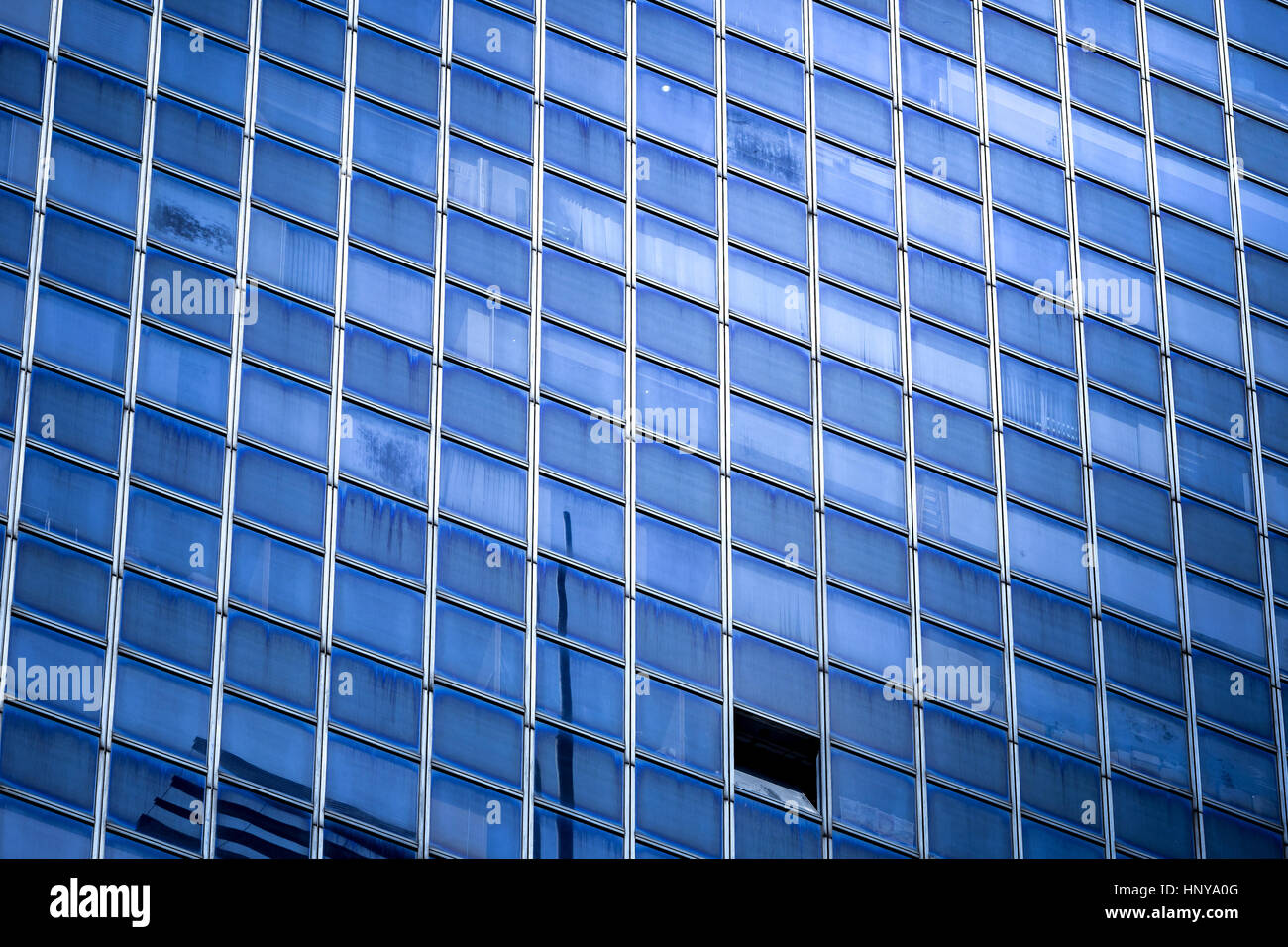 Windows of commercial building in Hong Kong Stock Photo - Alamy