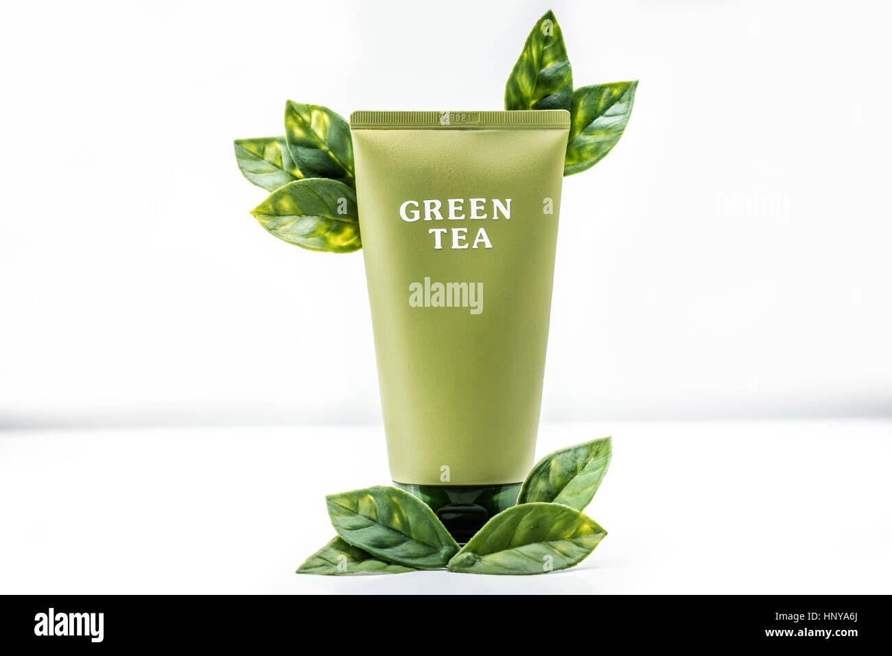 Green tea cosmetic letter hi-res stock photography and images - Alamy