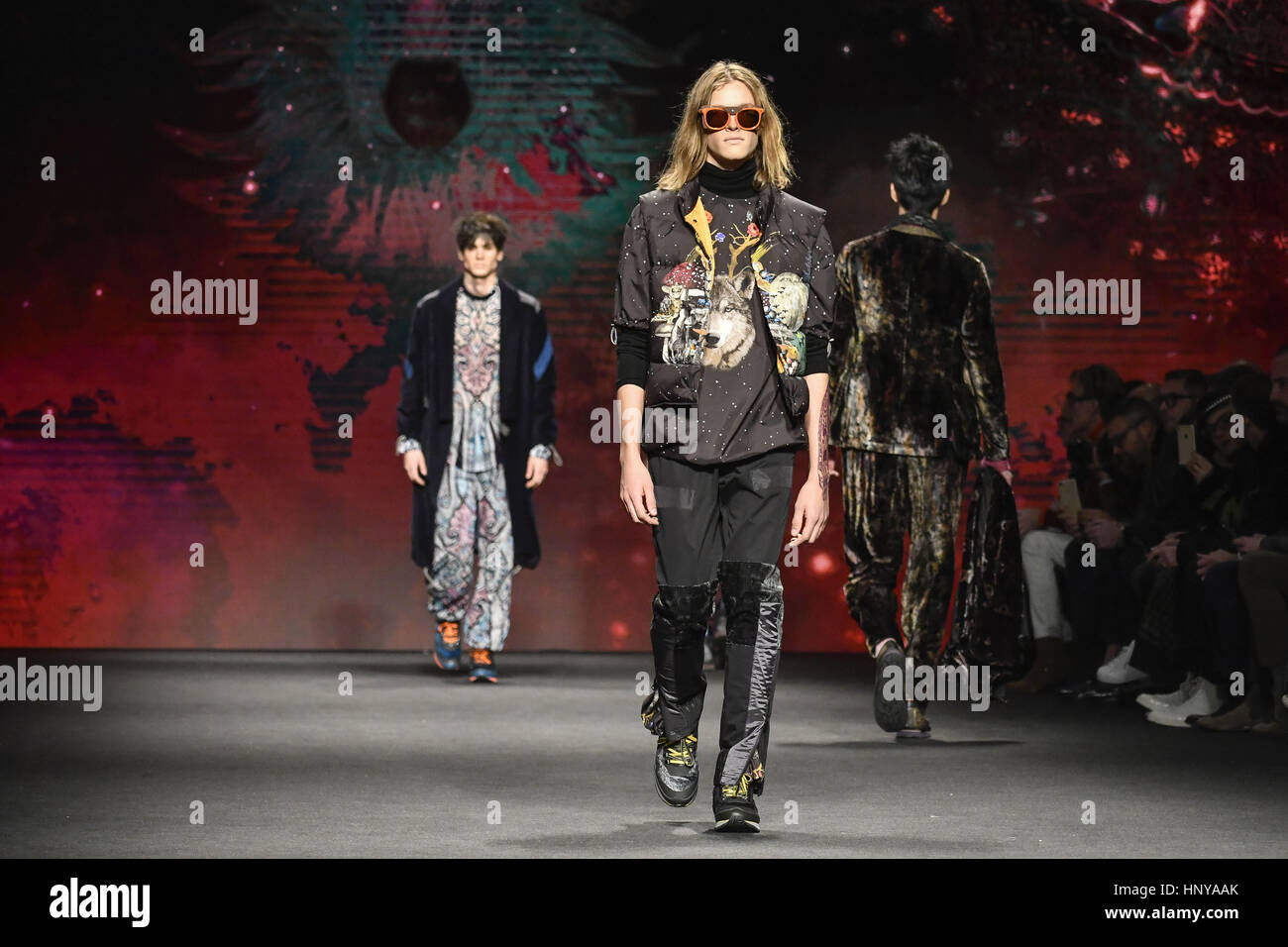 Milan Fashion Week Men's - ETRO - Catwalk Featuring: Model Where: Milan ...