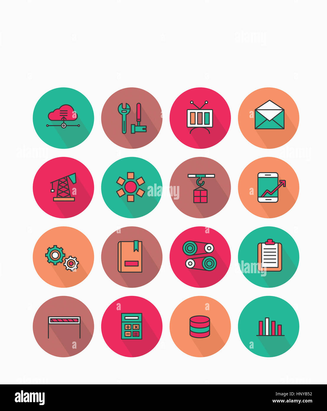 Various icons ai hi-res stock photography and images - Alamy