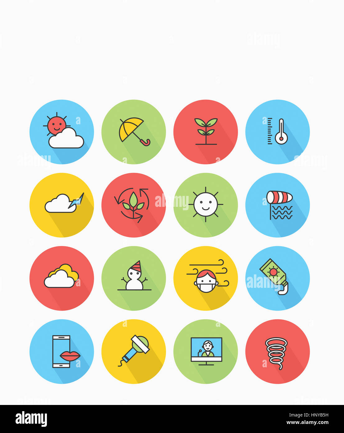 Weather person microphone hi-res stock photography and images - Alamy