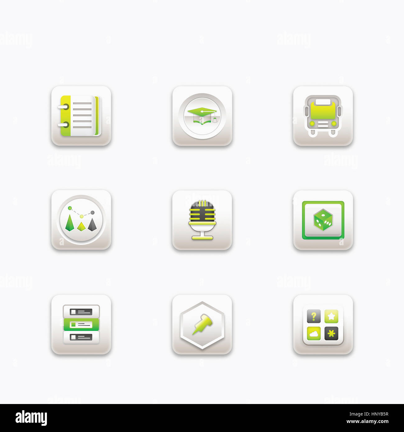 Various application icons Stock Photo - Alamy