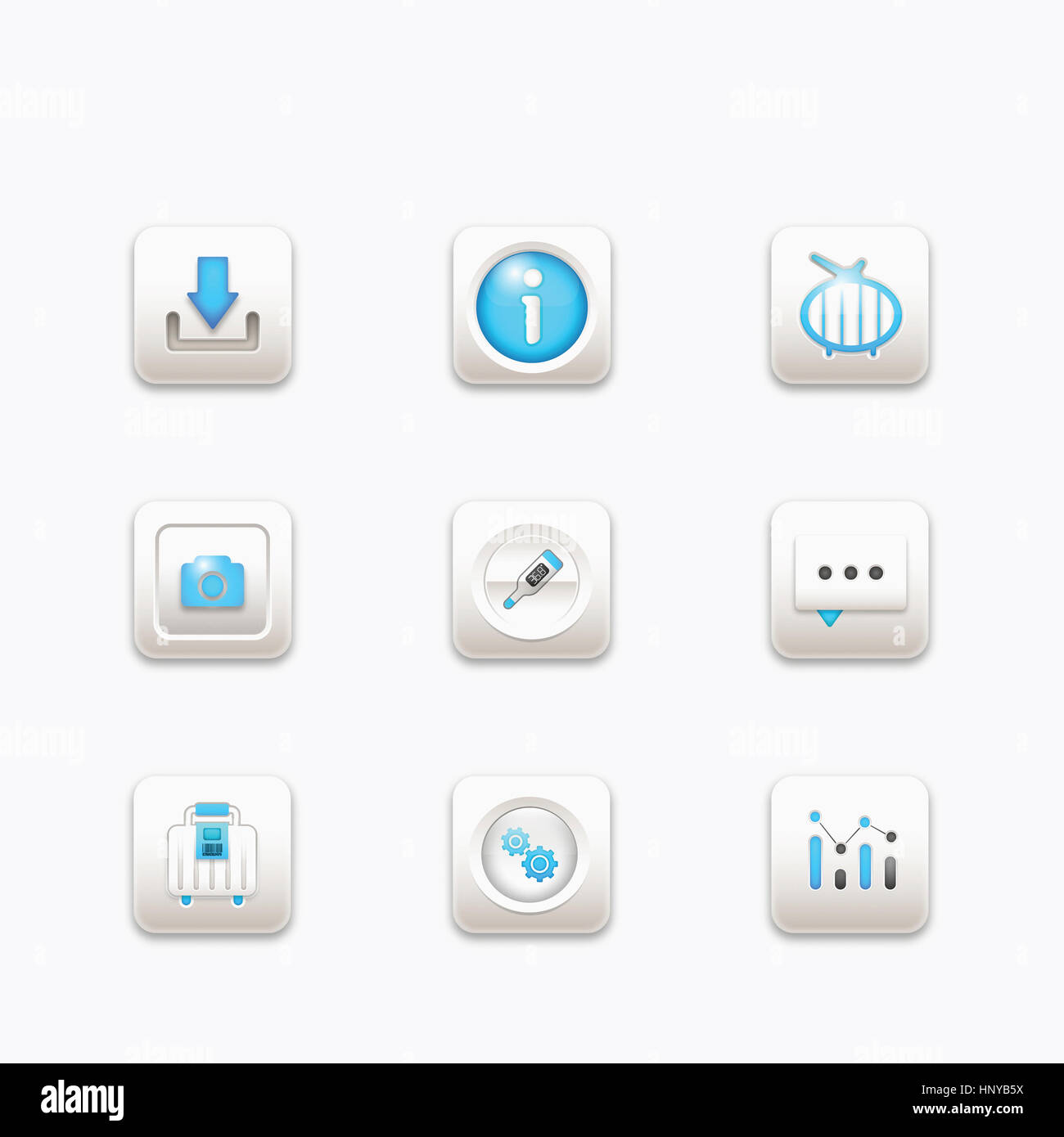 Various application icons Stock Photo - Alamy