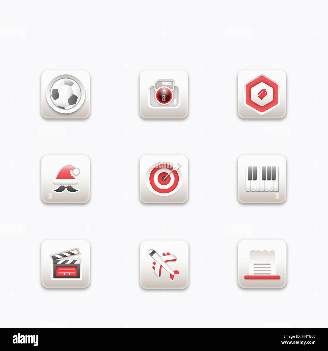 Various application icons Stock Photo - Alamy