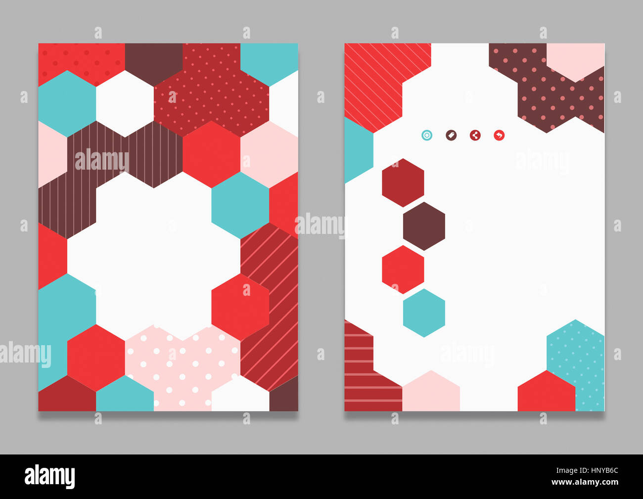 Geometric hexagons ai hi-res stock photography and images - Alamy