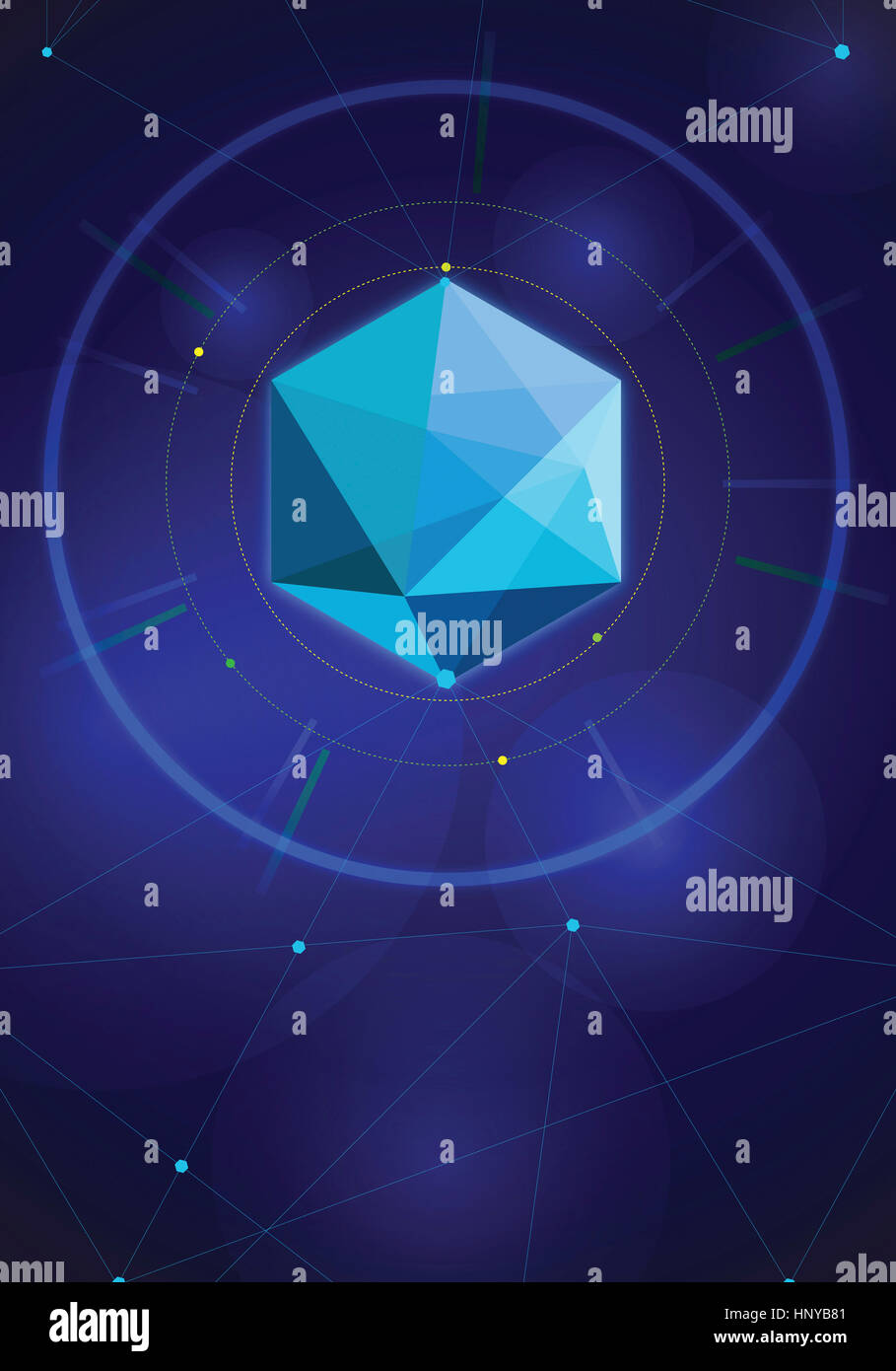 Geometric polygons ai hi-res stock photography and images - Alamy