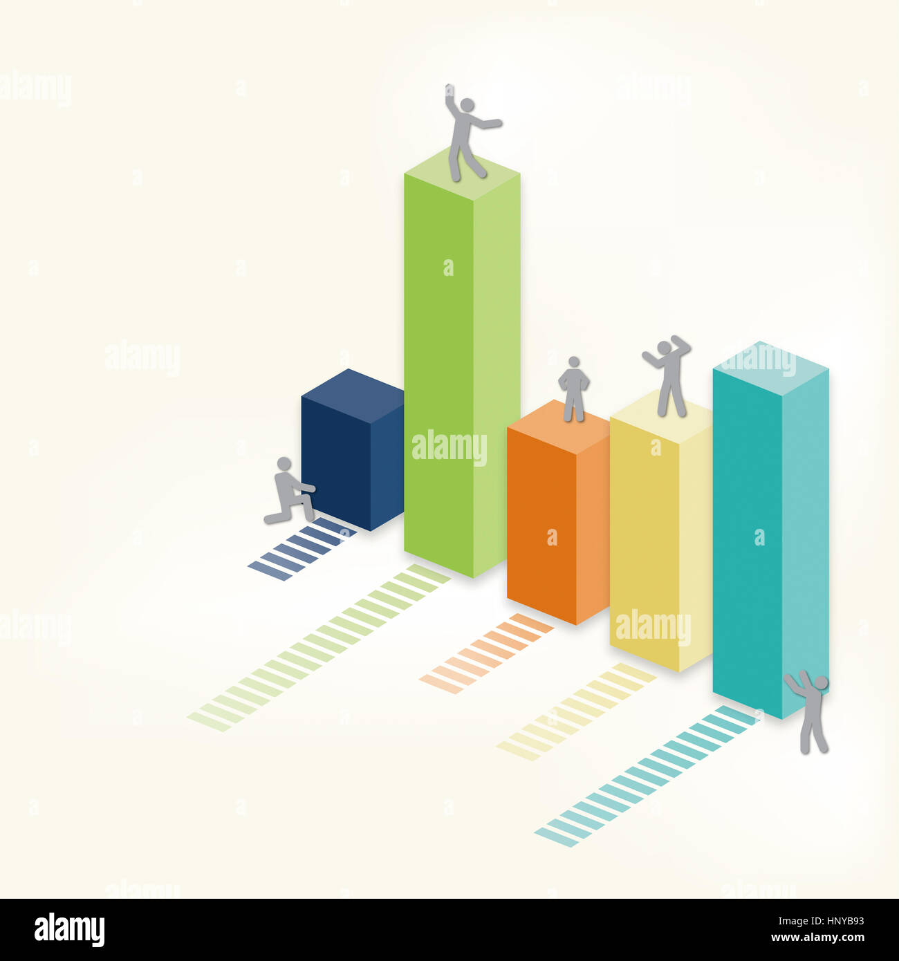 Infographic bar graphs ai hi-res stock photography and images - Alamy
