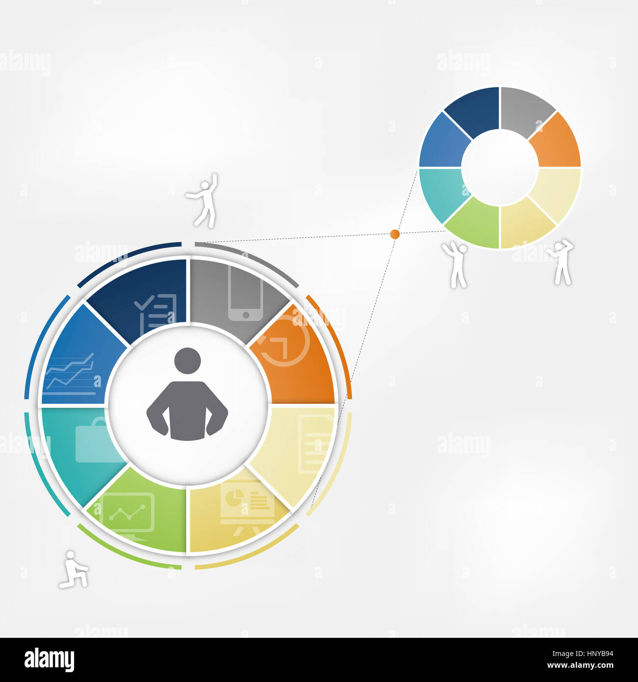 Infographic pie graphs ai hi-res stock photography and images - Alamy
